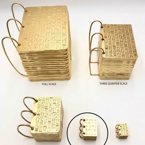 Translating the Gold Plates, Small Gold Plates Playset With Tokens ...