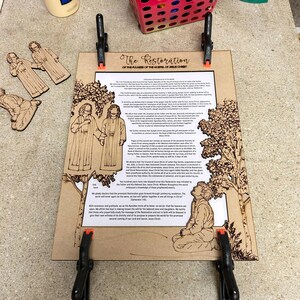KIT Restoration Proclamation Paintable Framed Art Small DIY Kit ...