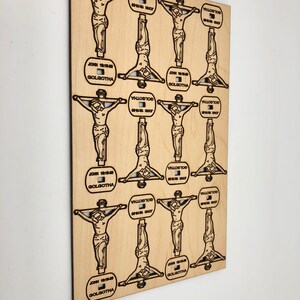 Download Svg Files to Lasercut Your Own 12 Mini Jesus's on Cross to Fit ...