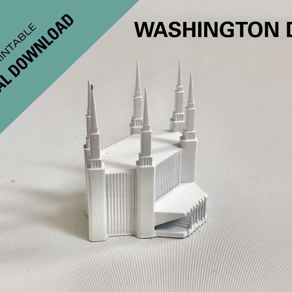 Lds Temple 3d Print Stl Files - Etsy