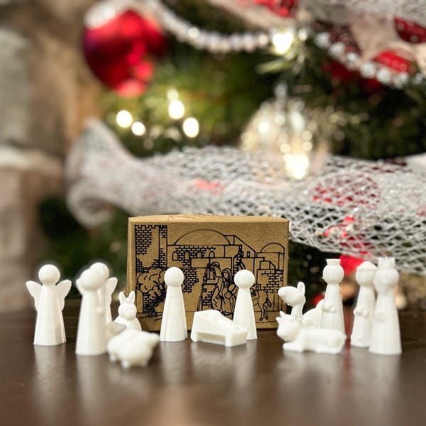 Cute Nativity Set - Etsy