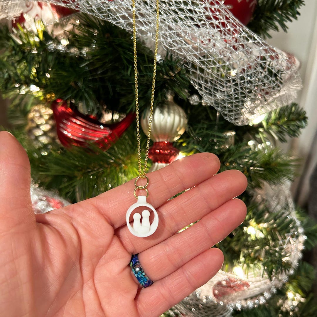 Nativity Necklace Christian Gift Christmas Gift Mothers Gift ...