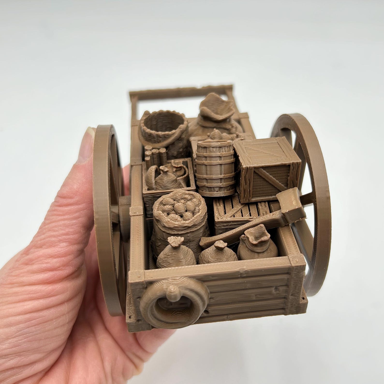 Pioneer Handcart Playset: 3D Print STL File (digital Download) - Etsy