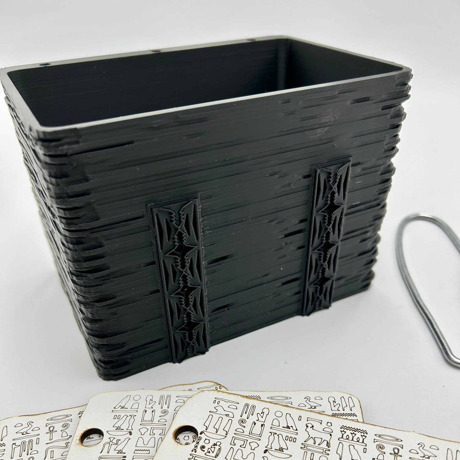 3/4 Scale Gold Plates DIY Kit: 3D Printed Box, Laser Cut Pages, Metal ...