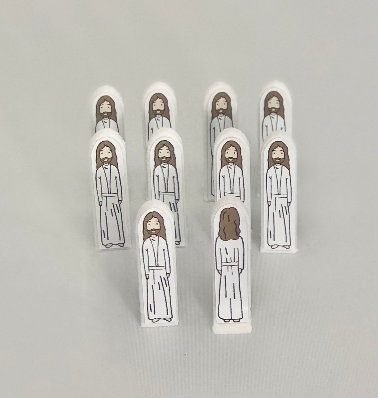 Mini Jesus figurines Set of 10 pocket Jesus | Etsy