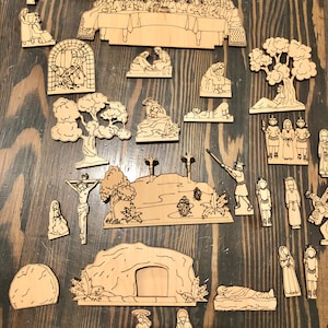 Family Easter Holy Week Gift Teaching Aid Family Easter Gift Religious ...