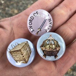 Book of Mormon Artifacts Buttons Come as Pins, Magnets, Croc Charms or ...