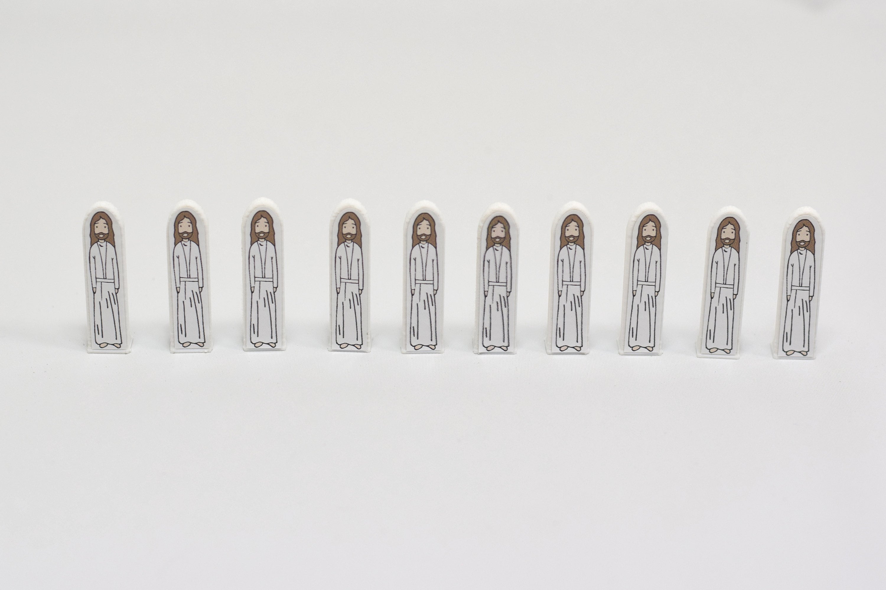 Mini Jesus figurines Set of 10 pocket Jesus | Etsy