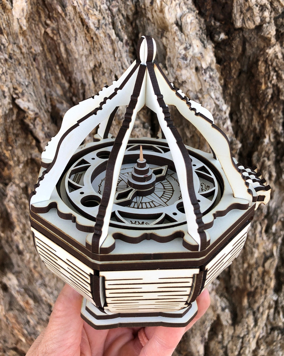 Large White Wooden Liahona, Great Wedding Gift, Optional Gift Box or ...