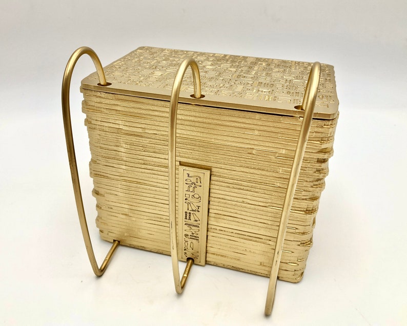 Large 3/4 Scale Gold Plates Display Box Replica Secret - Etsy