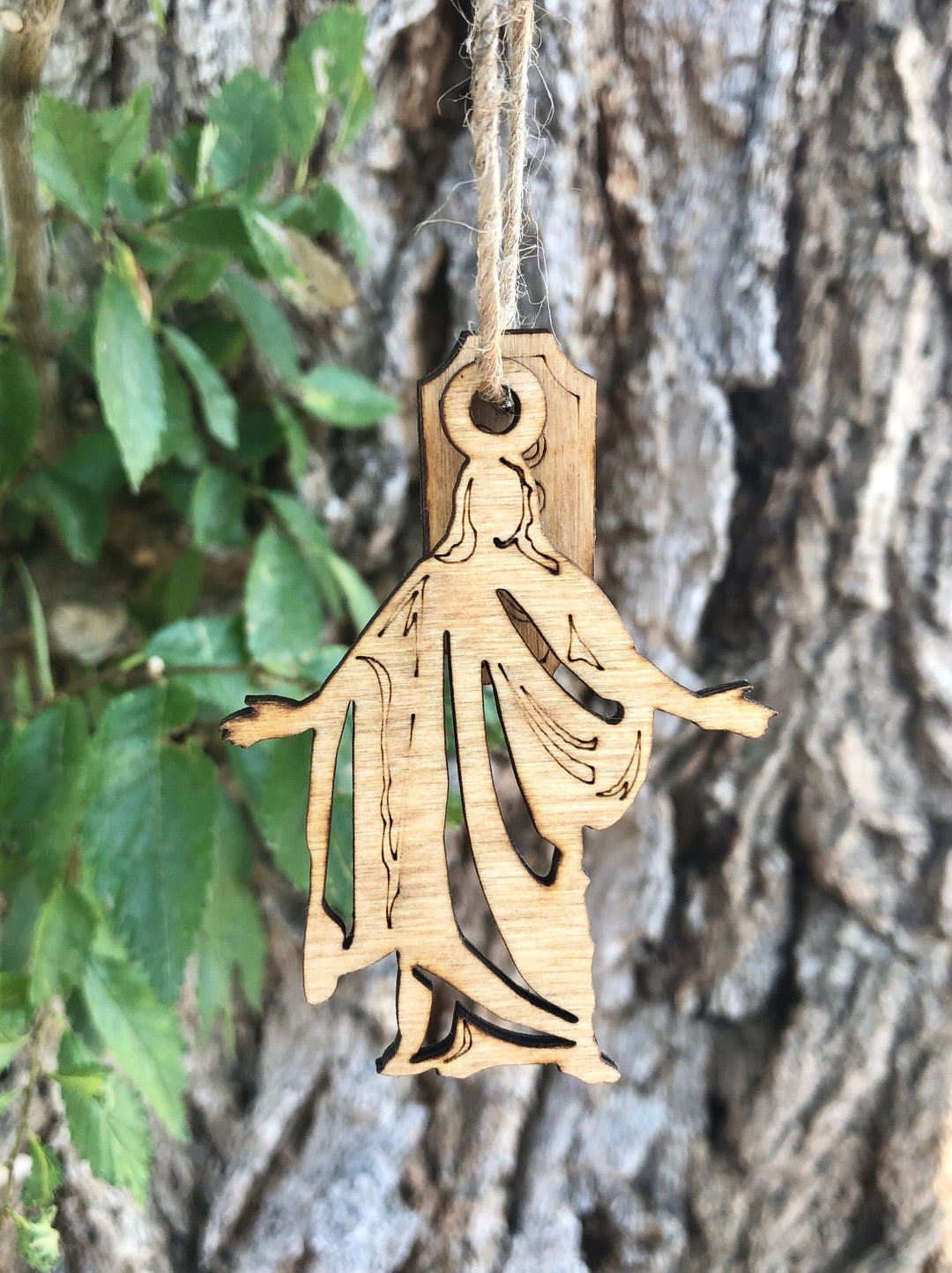 Wood Christus Ornament, Handmade, Great Gifts to Help Bring the Spirit ...