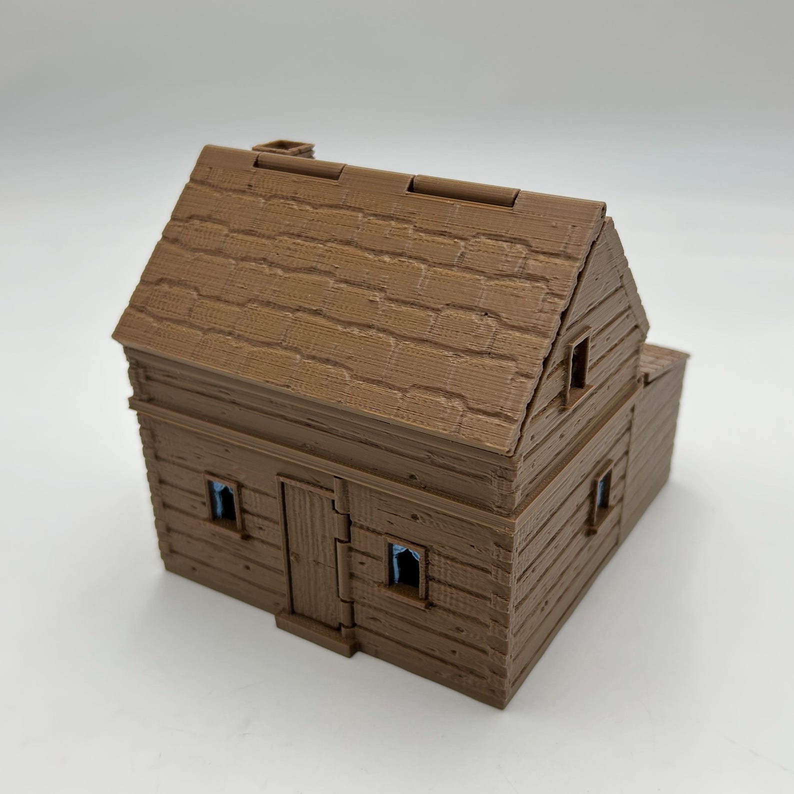 Joseph Smith Log Home Replica: 3D Print STL File, Mini Flexi Pioneers ...