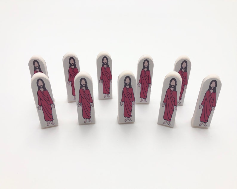 Mini Jesus Figurines Set of 10 Pocket Jesus Church Handout | Etsy
