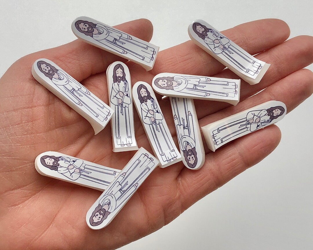 Mini Jesus Figurines, Set of 10, Pocket Jesus, Church Handout ...