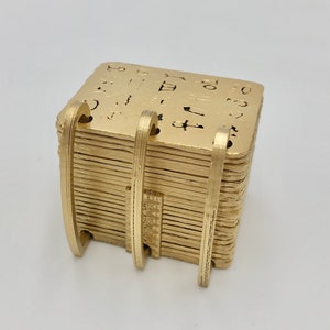 Translating the Gold Plates, Small Gold Plates Playset With Tokens ...