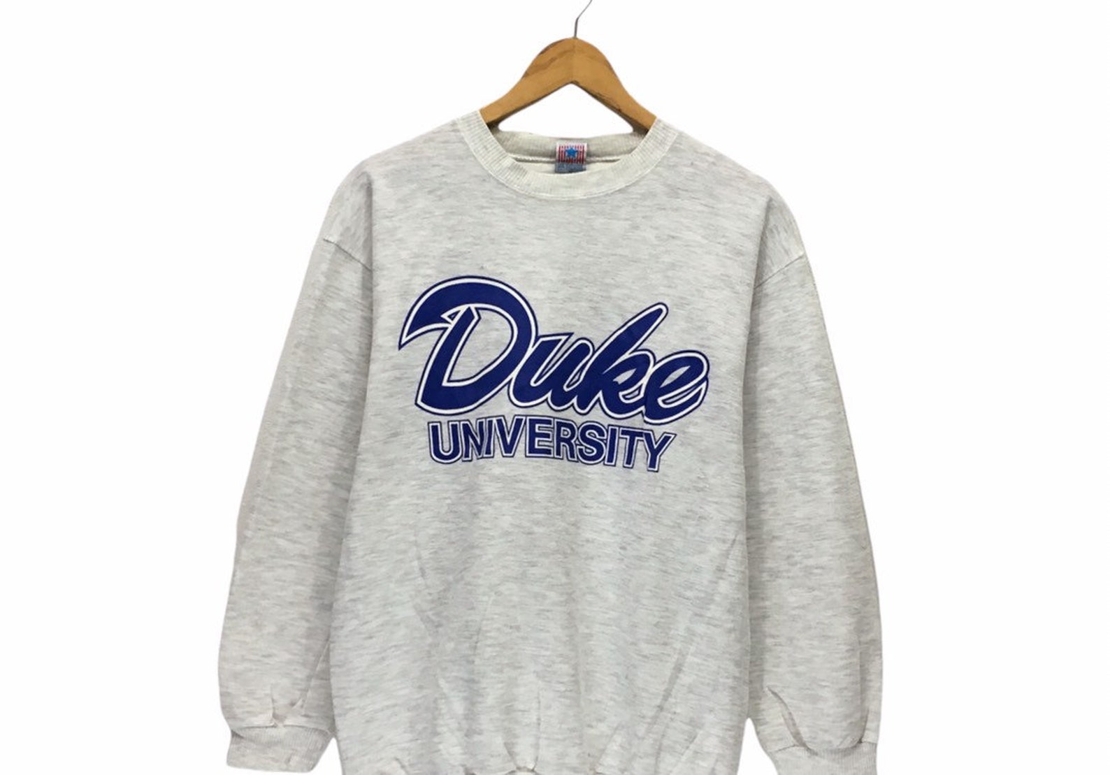 Duke University Crewneck Sweatshirt Jumper Big Logo Spell Out - Etsy