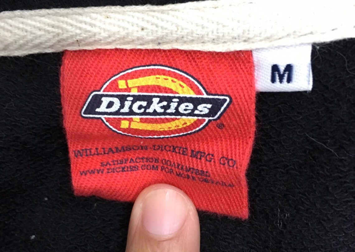 Dickies USA Hoodie Sweatshirt Small Logo Spell Out Workwear - Etsy