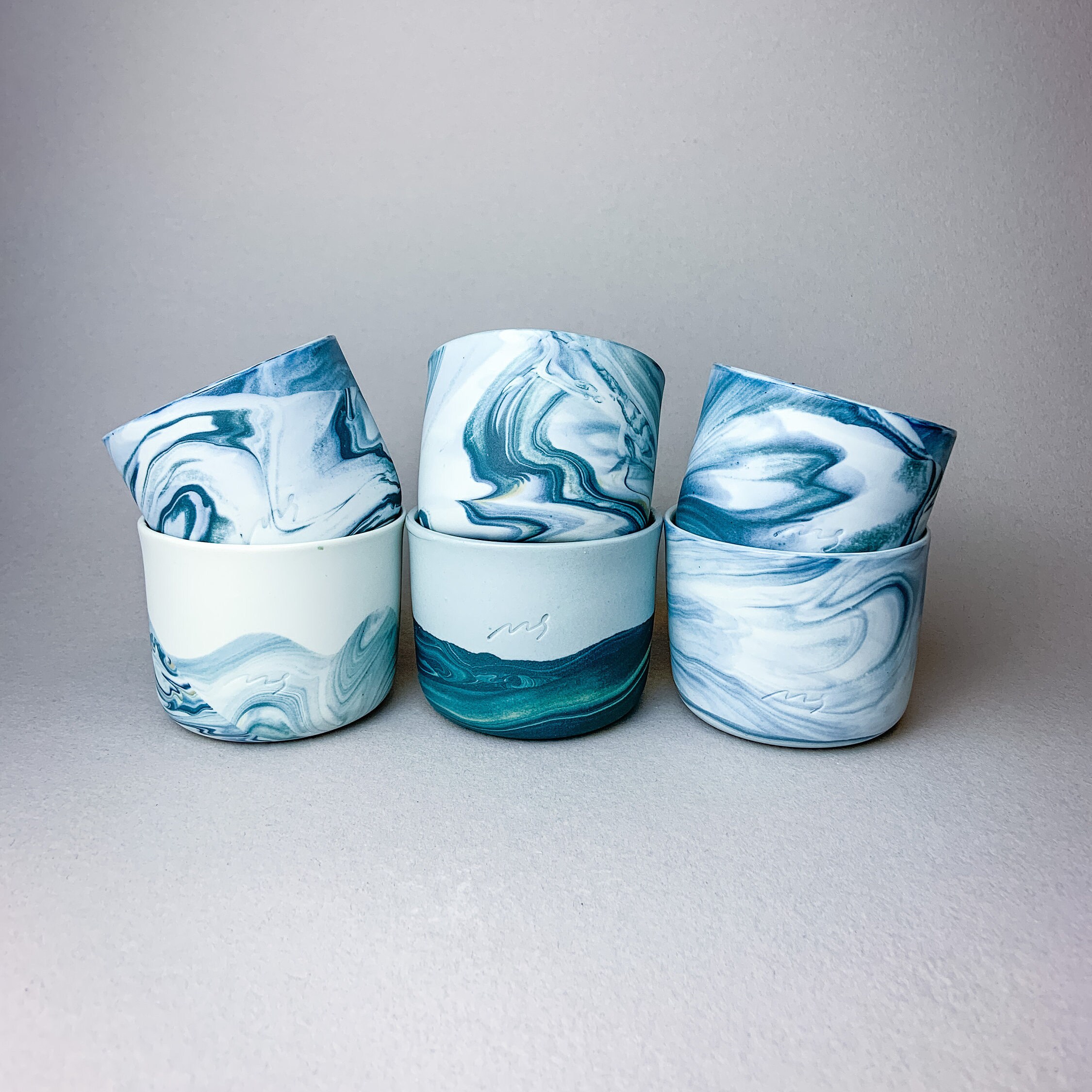 Ceramic espresso cup. Black marble 200 ml mugcoffee or tea | Etsy