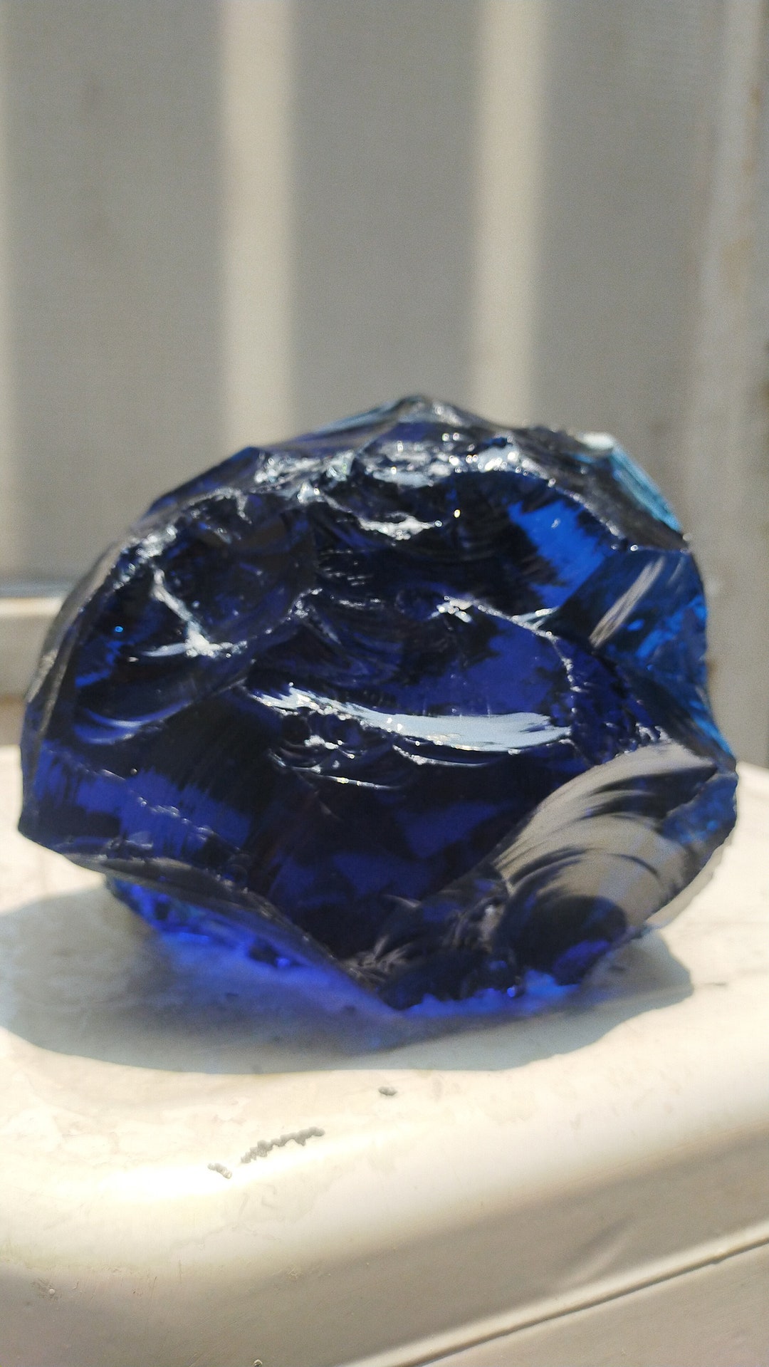 Dark Blue Andara Monatomic Crystal Glass Rough 2,35kg - Etsy