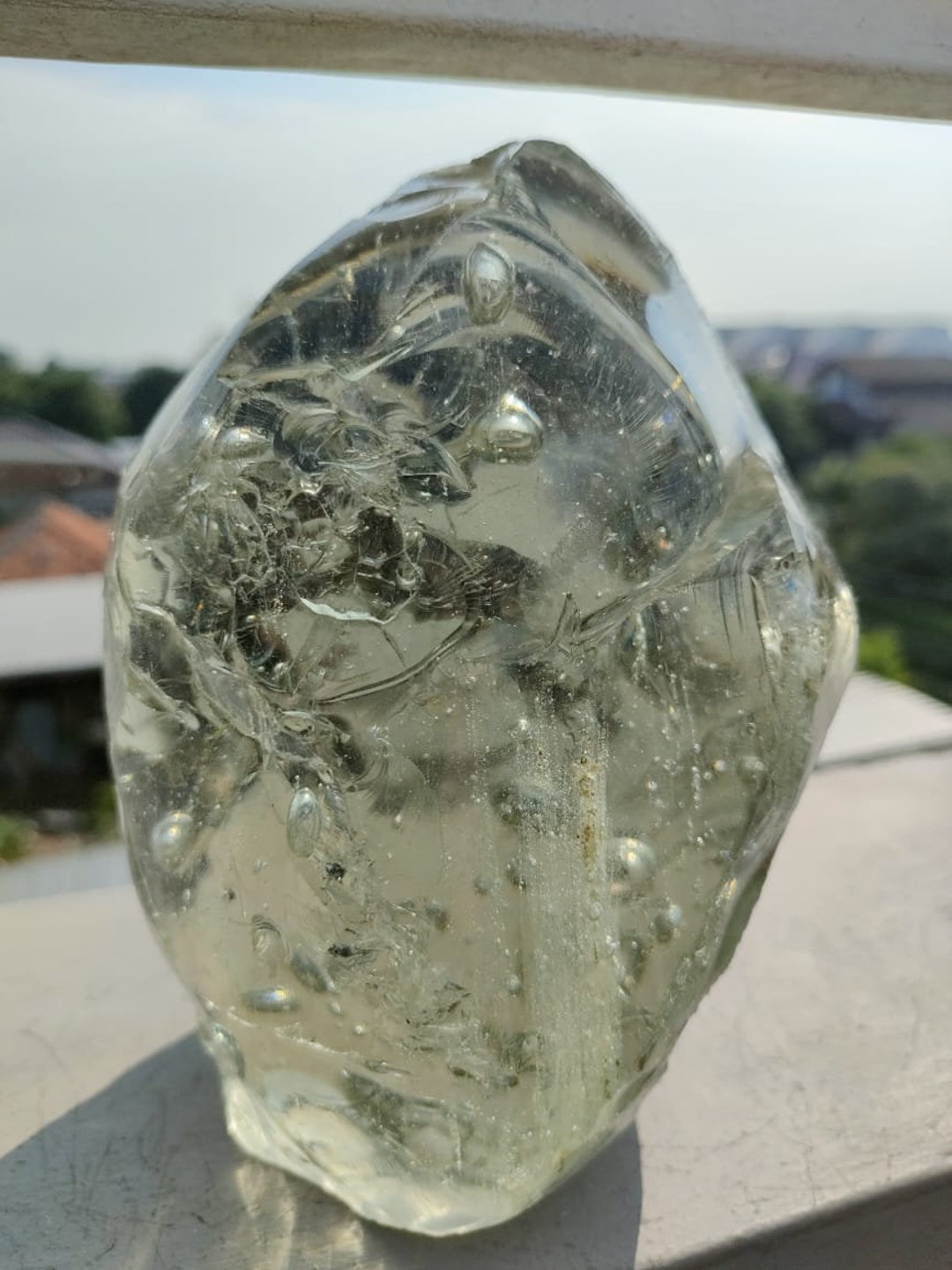 Lime Green Andara Monatomic Crystal Glass Rough 1.8kg - Etsy