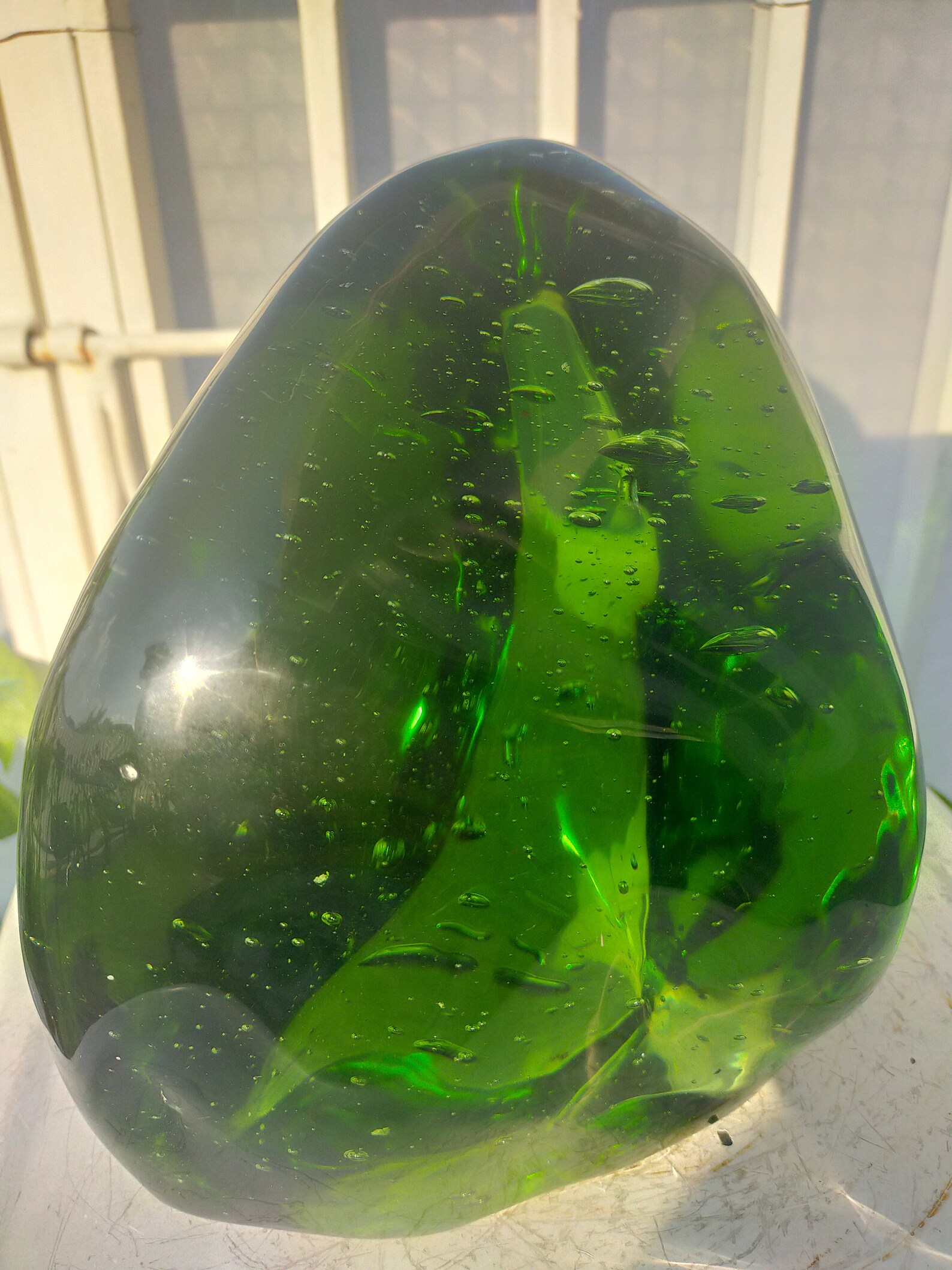 Emerald Green Andara Volcanic Crystal Glass Polished 6.5kg - Etsy