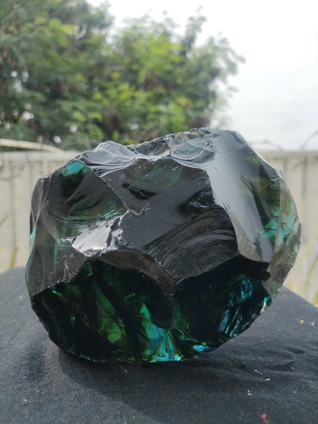 Green Amethyst Andara Monatomic Crystal Glass Rough 1,7kg - Etsy