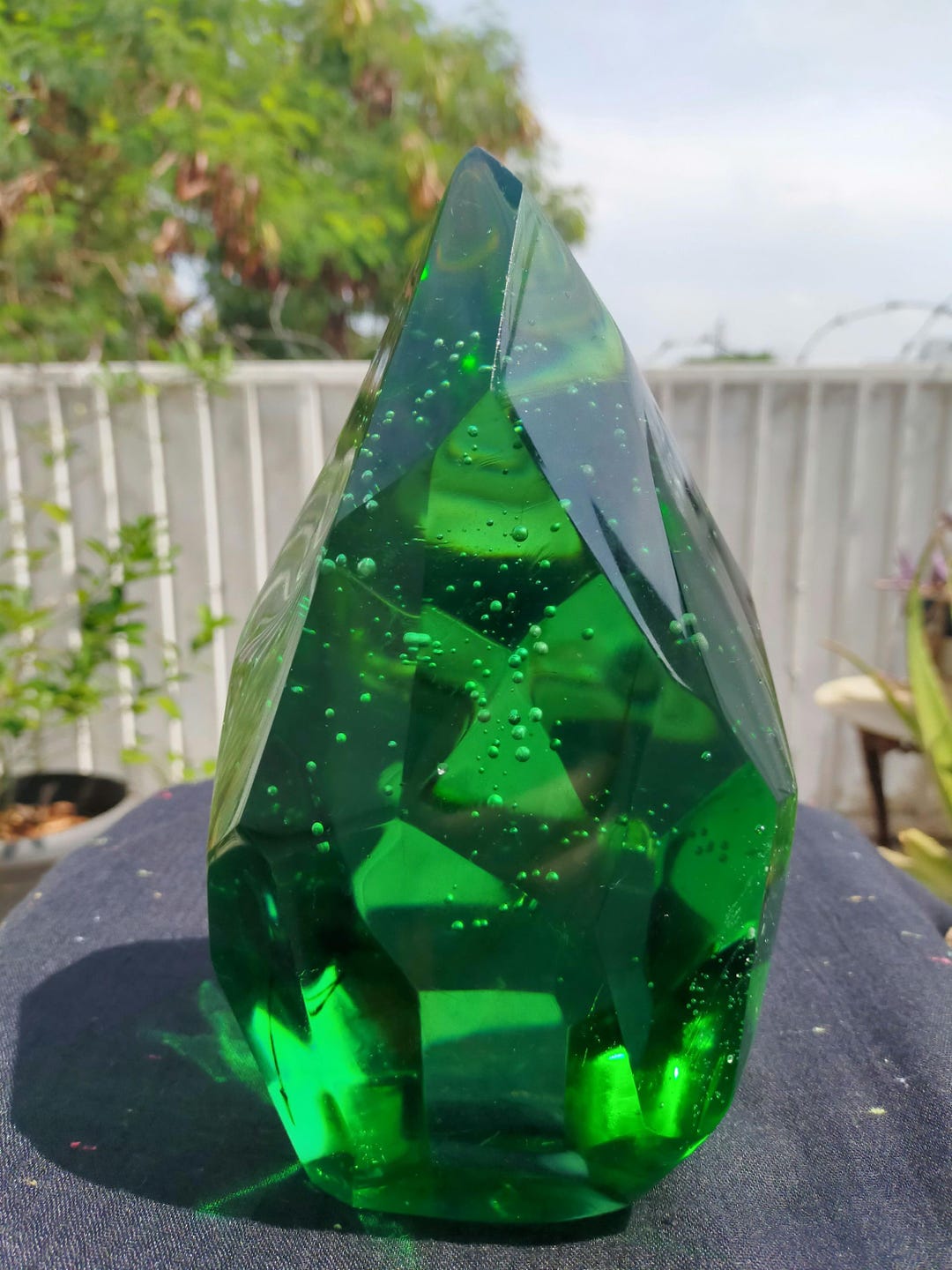 Emerald Green Andara Monatomic Cutting Polished 3,5kg. - Etsy