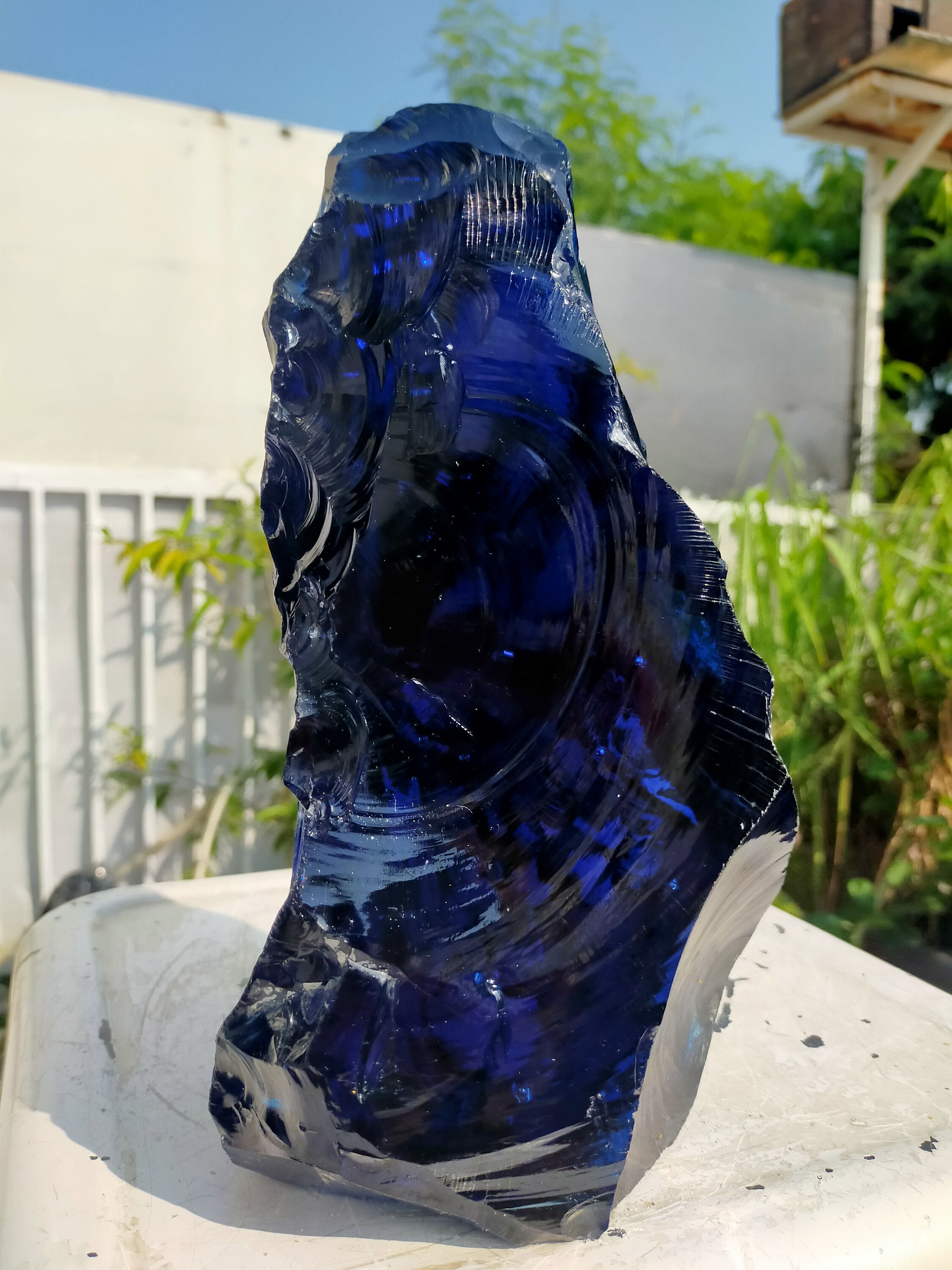 Dark Blue Andara Monatomic Crystal Glass Rough 4,7kg - Etsy