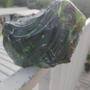 Green Forest Volcanic Andara Glass Rough 3.1kg - Etsy