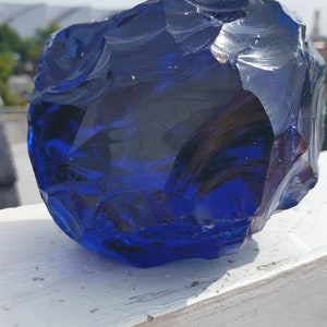 Dark Blue Andara Monatomic Crystal Glass Rough 2,1kg - Etsy