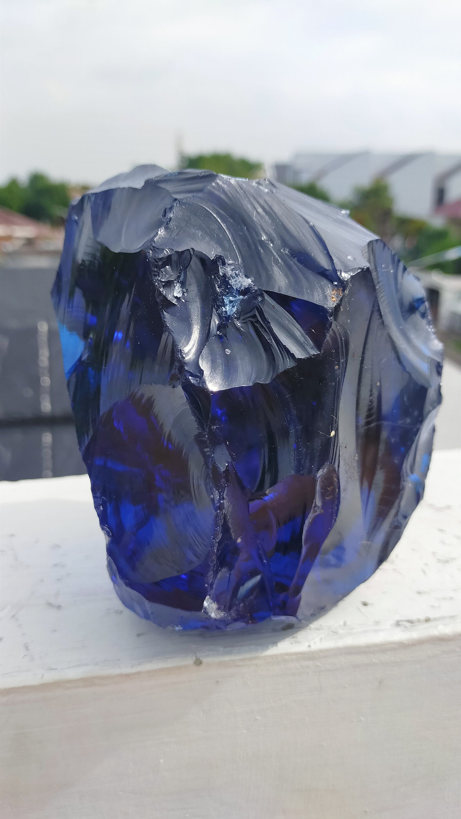 Dark Blue Andara Monatomic Crystal Glass Rough 2,1kg - Etsy