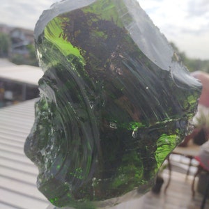 Green Forest Volcanic Andara Glass Rough 3.1kg - Etsy