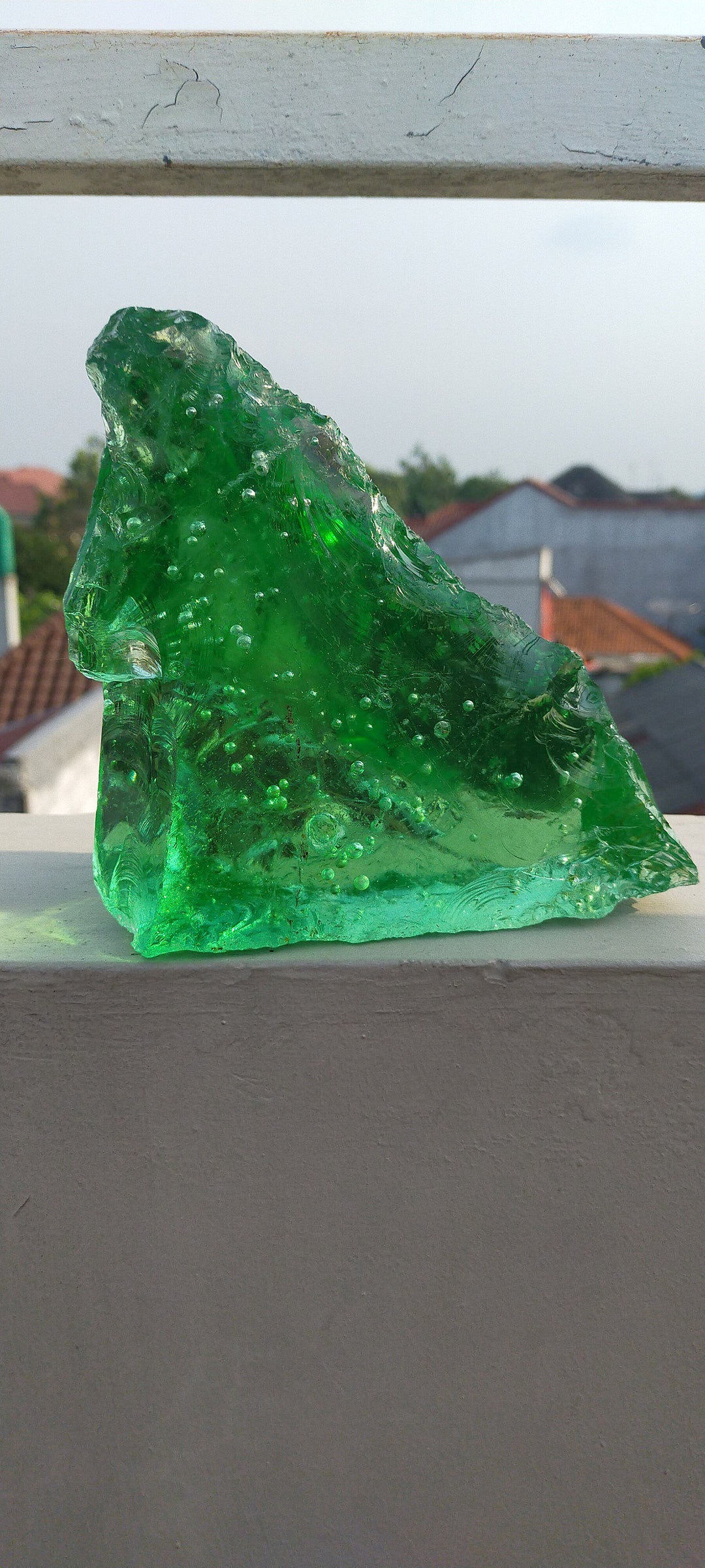 Light Emerald Green Andara Monatomic Crystal Glass Rough 1.5kg - Etsy