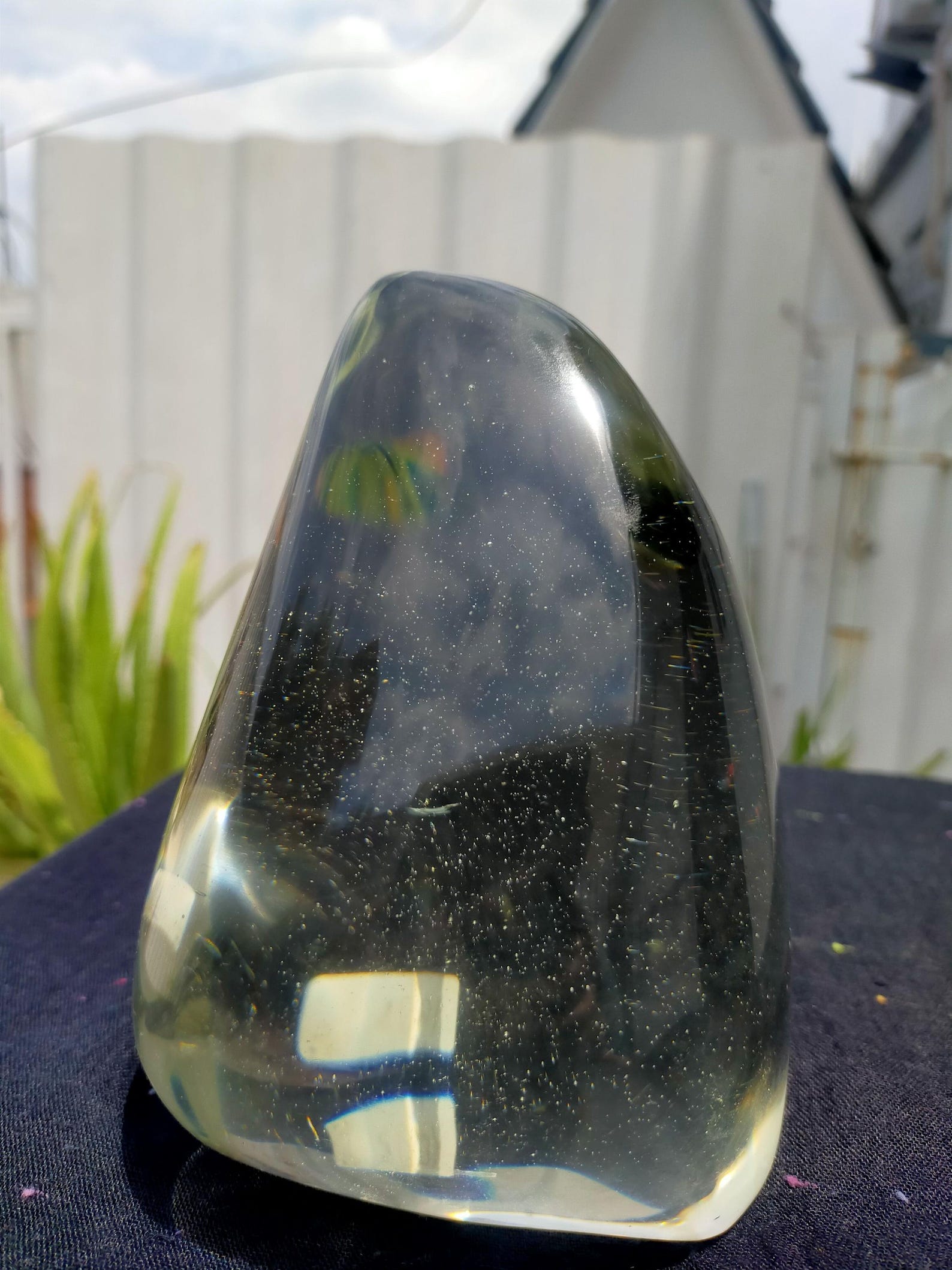 Clear Andara Monatomic Crystal Glass Polished 1,98kg. - Etsy
