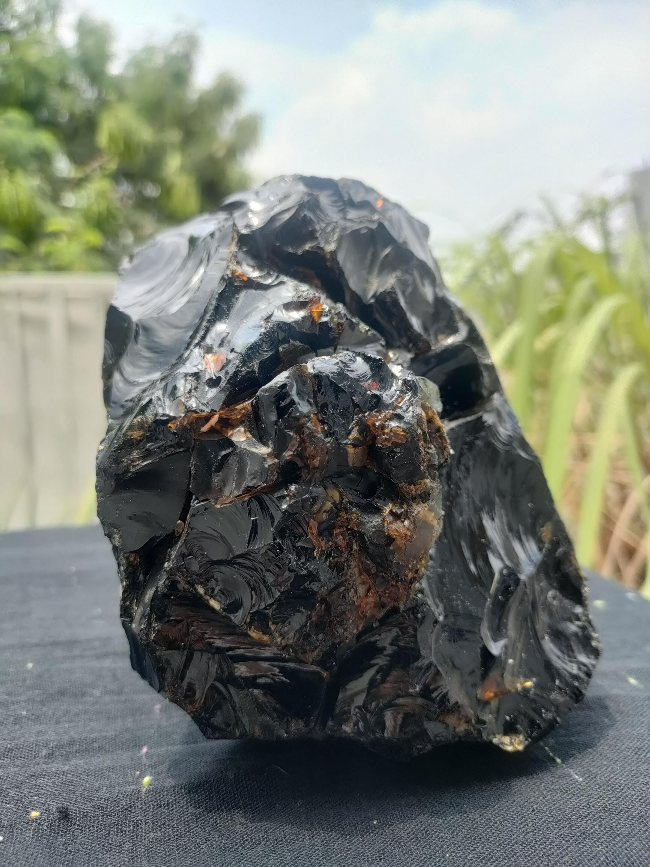 Blacktea Andara Monatomic Crystal Glass Rough 2,1kg. - Etsy