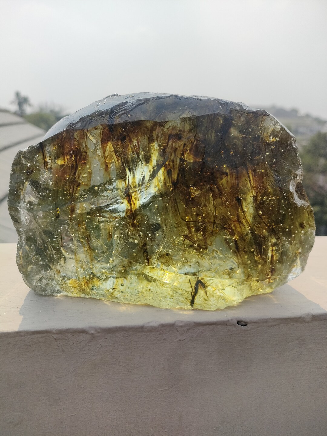Topaz Andara Monatomic Crystal Glass Rough 2,2kg - Etsy