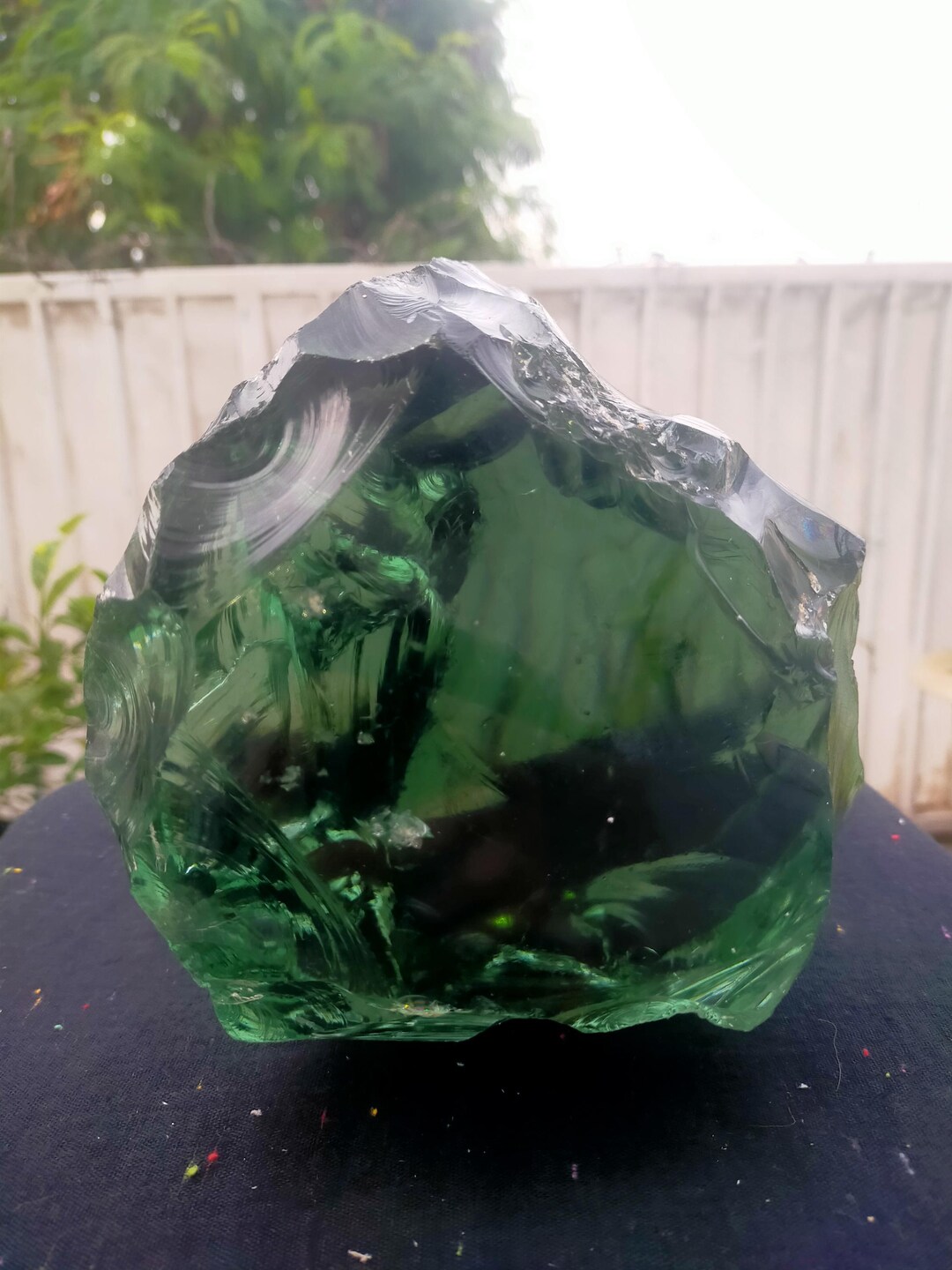 Forest Green Andara Monatomic Crystal Glass Rough - Etsy
