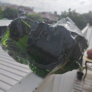 Green Forest Volcanic Andara Glass Rough 3.1kg - Etsy
