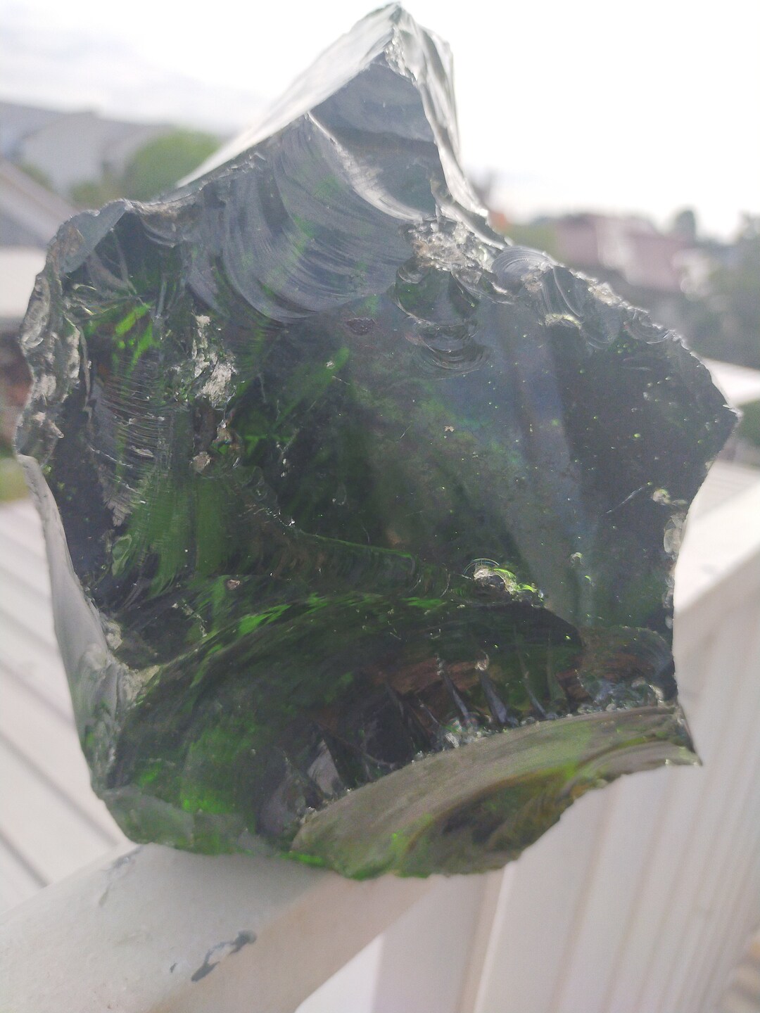 Green Forest Volcanic Andara Glass Rough 3.1kg - Etsy