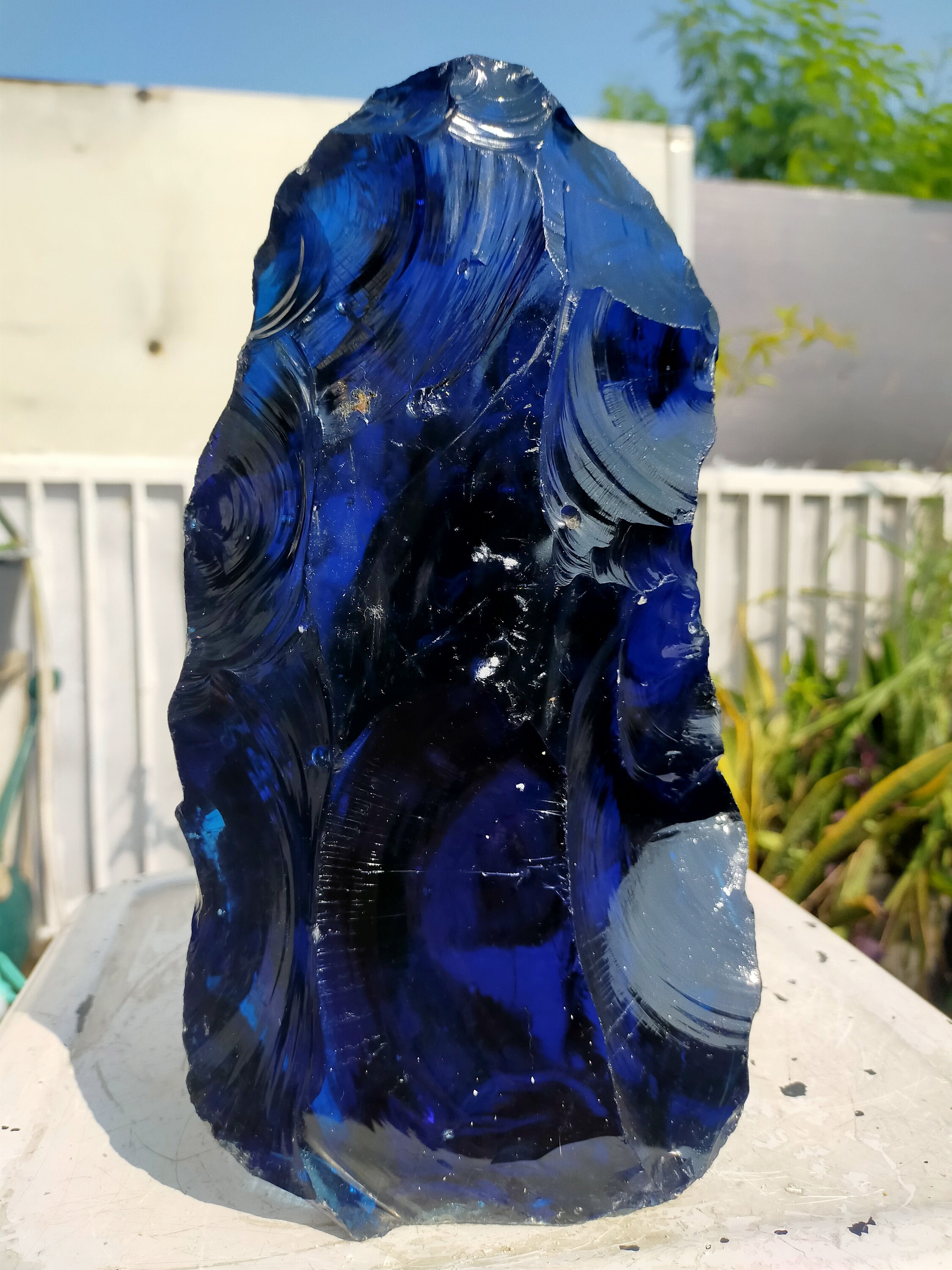 Dark Blue Andara Monatomic Crystal Glass Rough 4,7kg - Etsy