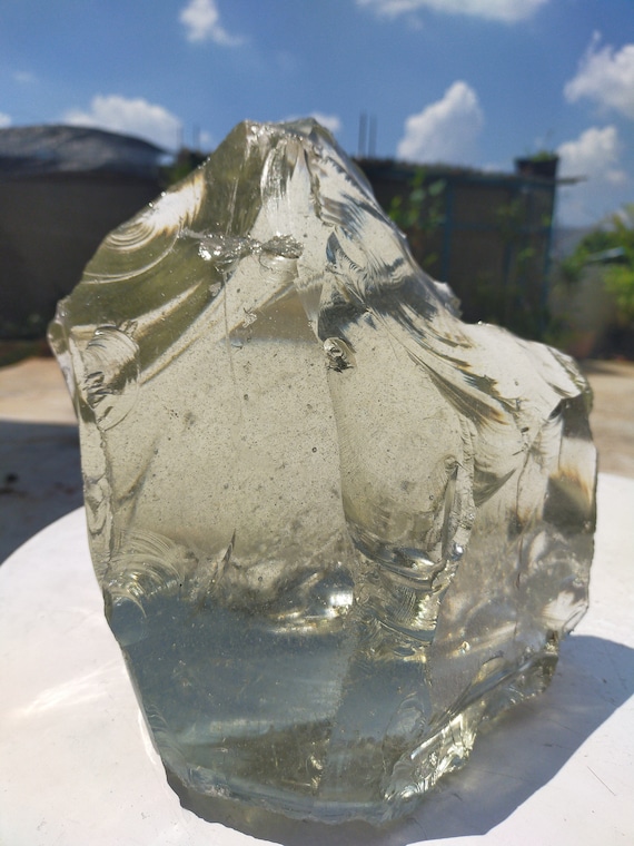 Crystal clear Andara volcanic glass rough 8.8kg | Etsy