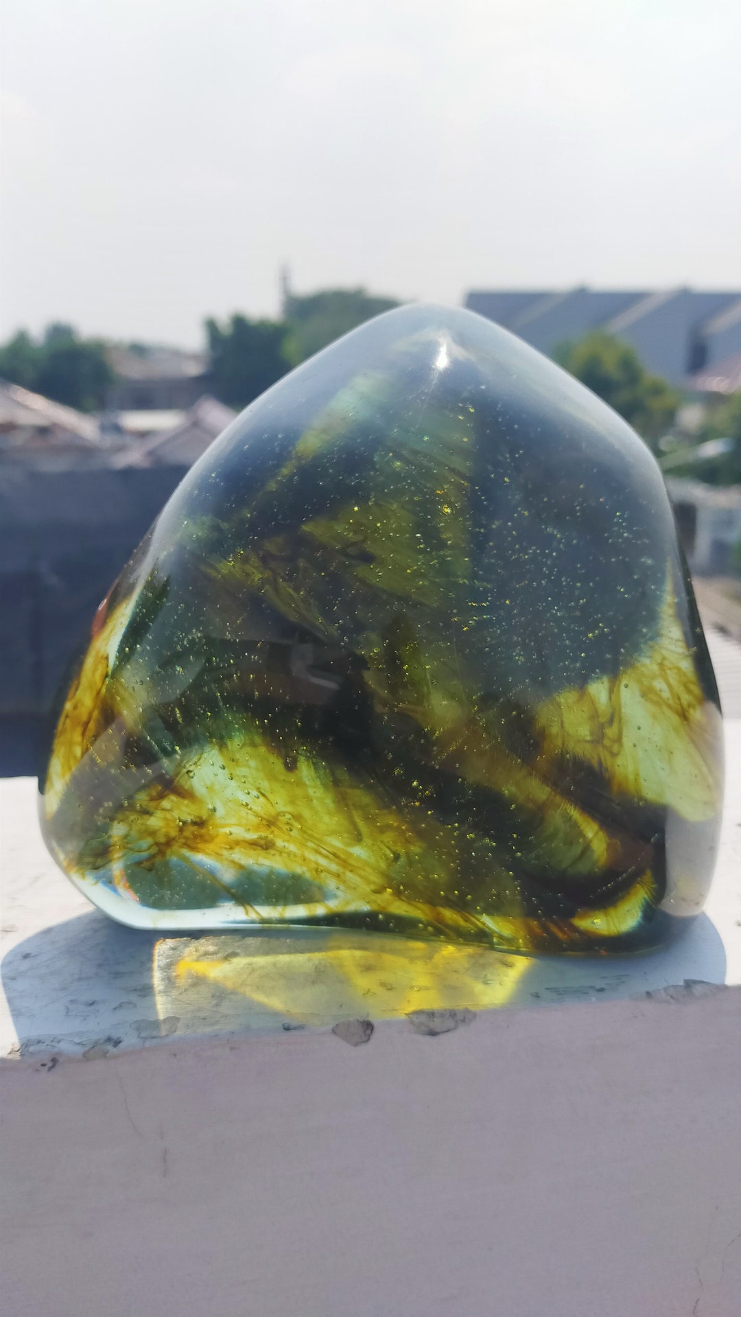 Topaz Andara Monatomic Crystal Glass Polished 2,45kg - Etsy