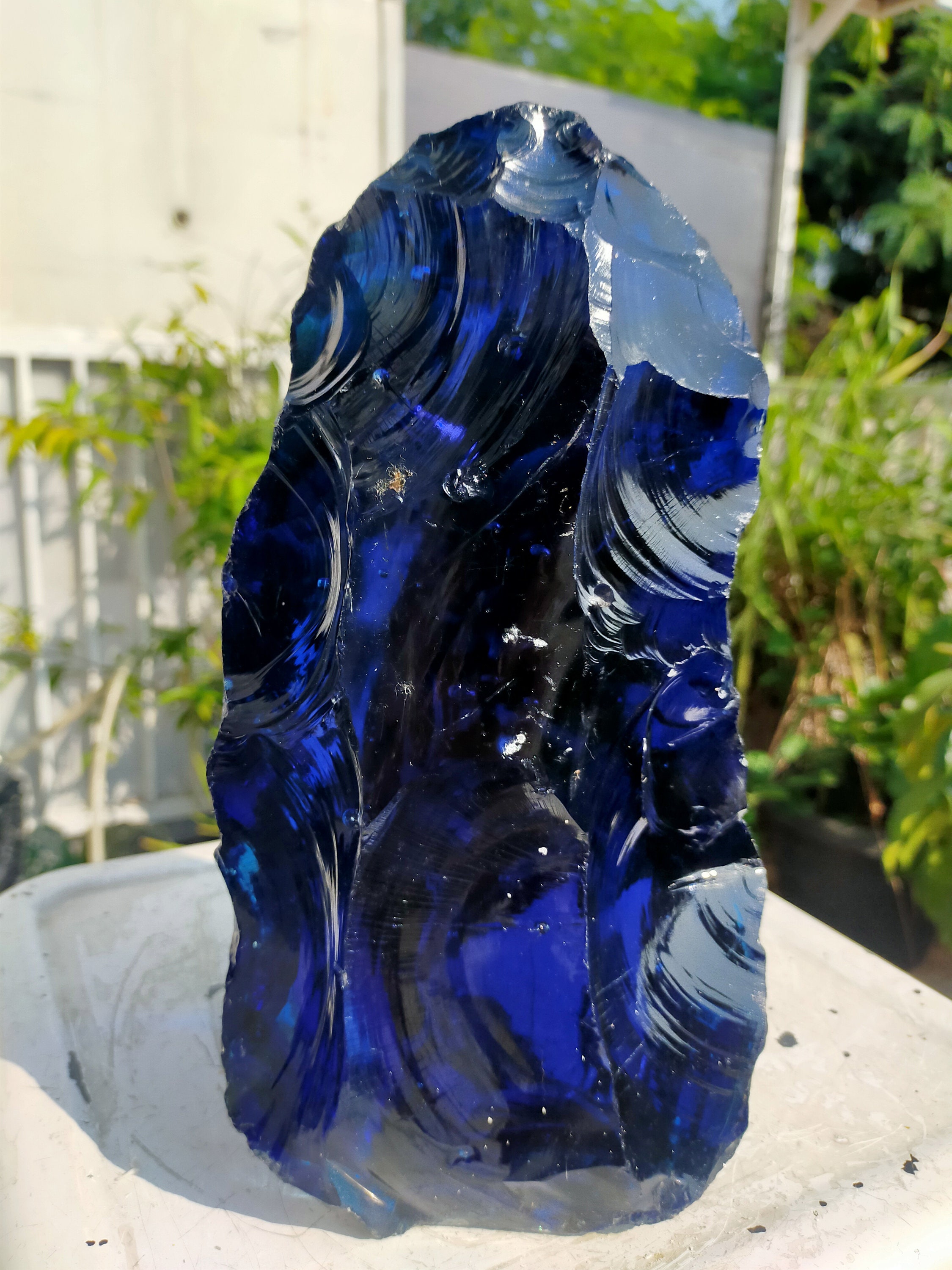 Dark Blue Andara Monatomic Crystal Glass Rough 4,7kg - Etsy