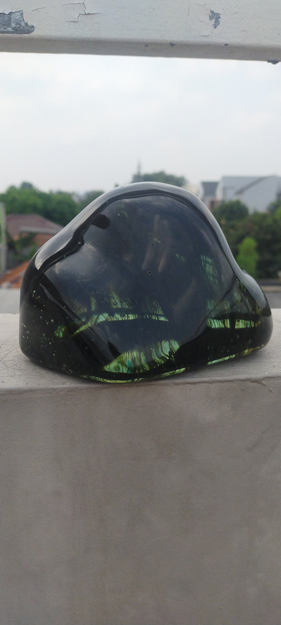 Green Andara Monatomic Crystal Glass Polished 1.9kg - Etsy