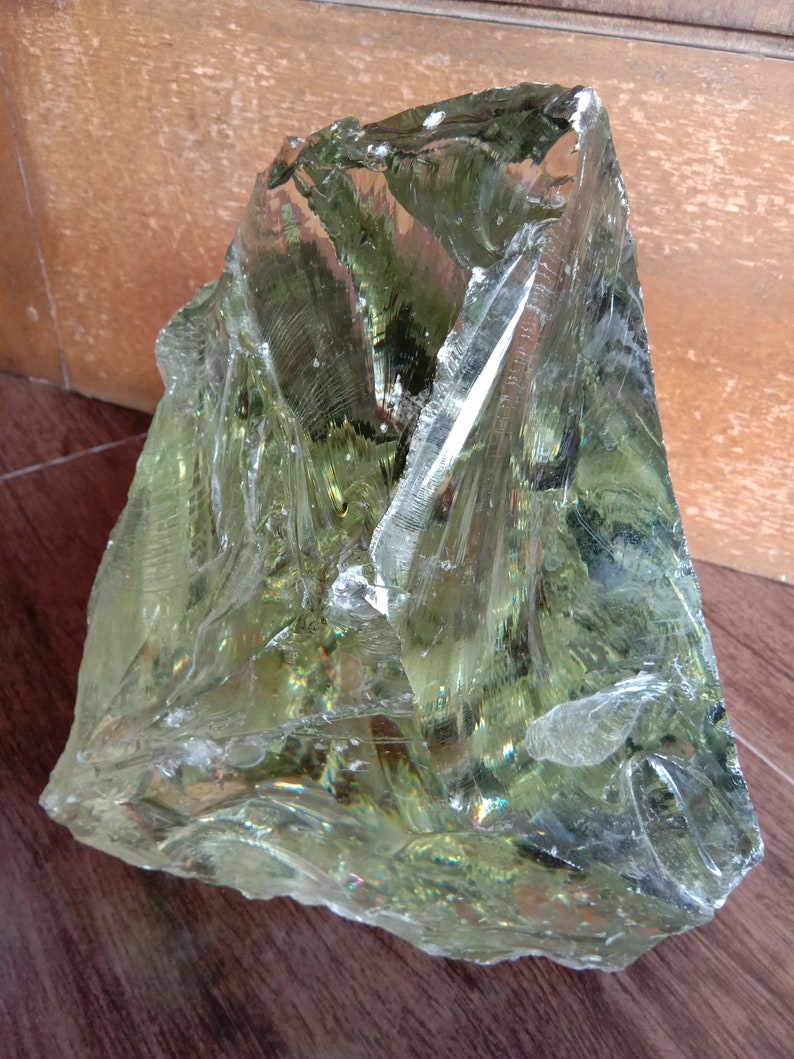 13kg of wonderful light yellow andara volcanic crystal glass | Etsy