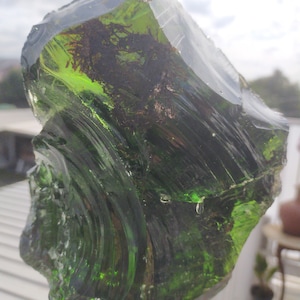 Green Forest Volcanic Andara Glass Rough 3.1kg - Etsy