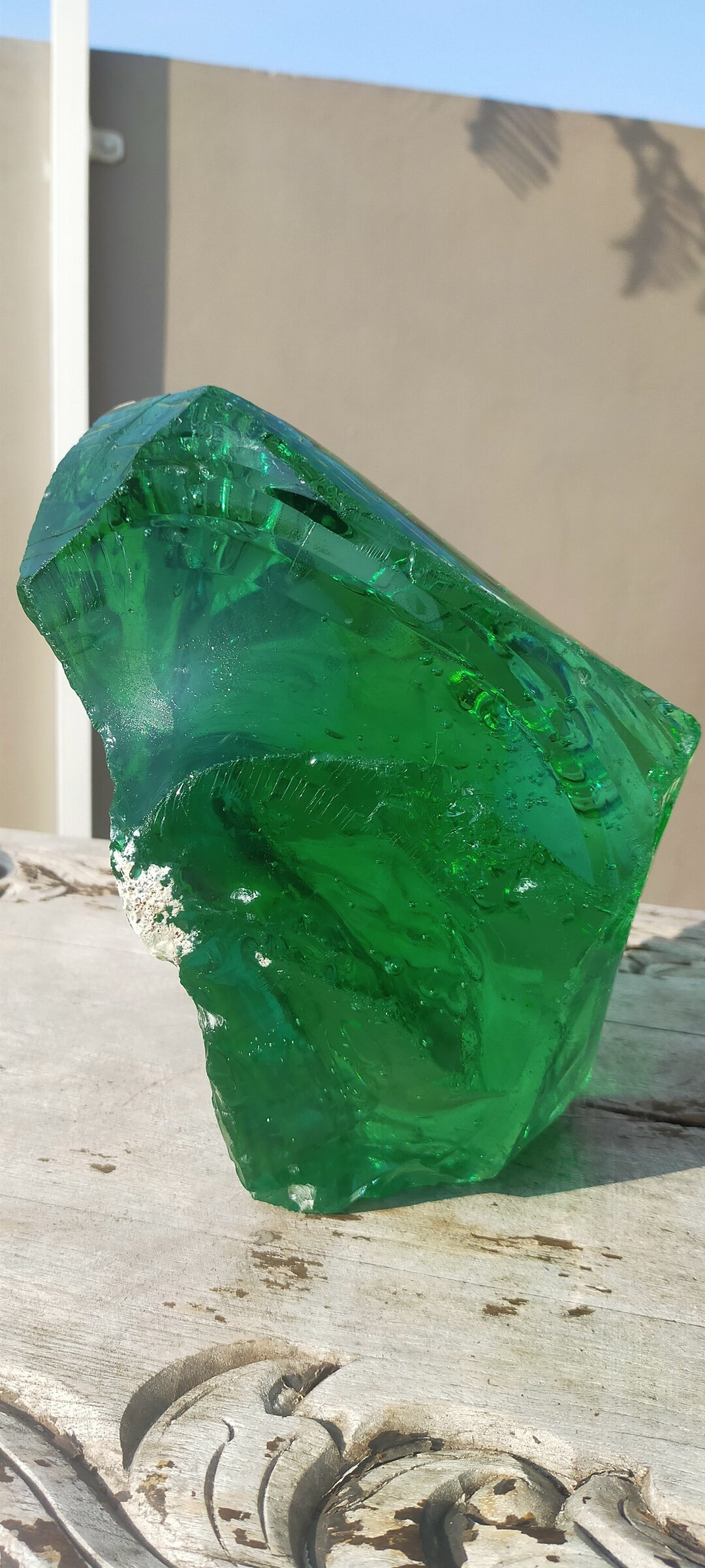 Emerald Green Andara Monatomic Crystal Glass Rough 5.5kg - Etsy