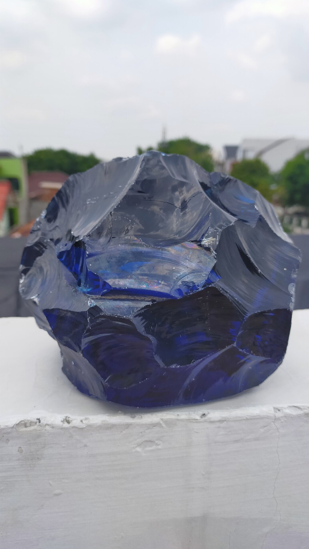 Deep Ocean Blue Andara Monatomic Crystal Glass Rough 3kg - Etsy
