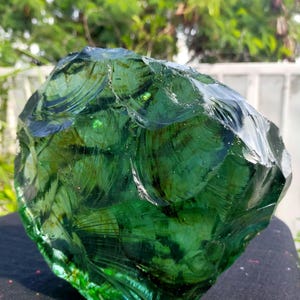 Light Green Forest Andara Volcanic Crystal Glass Rough 3,2kg - Etsy