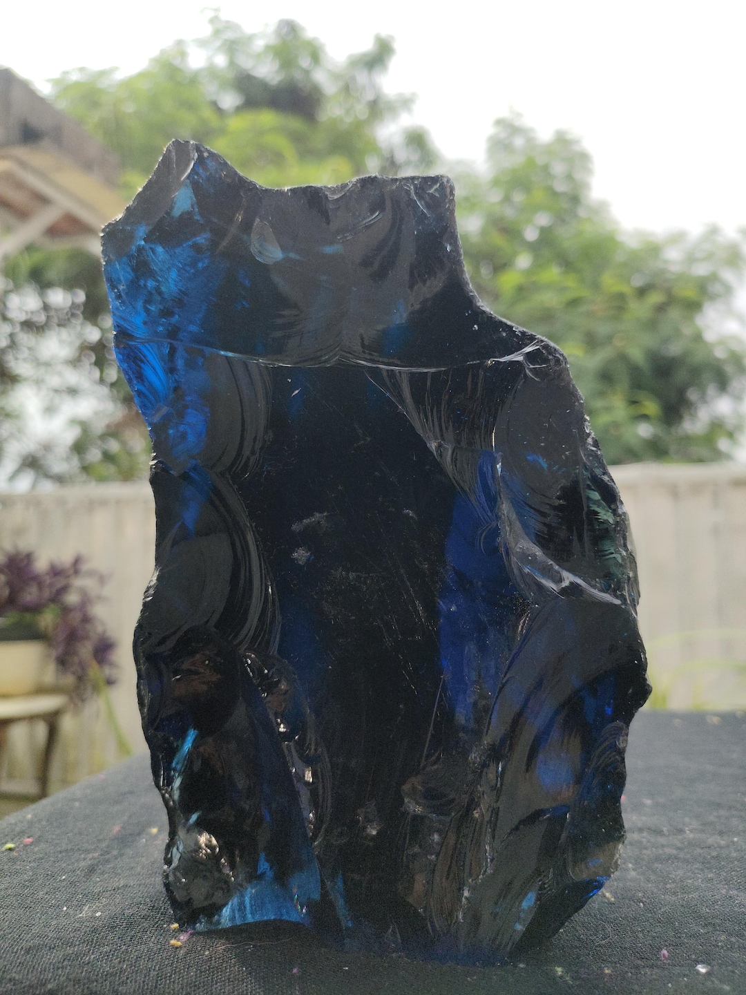 Deep Ocean Blue Andara Monatomic Crystal Glass Rough 1,5kg - Etsy